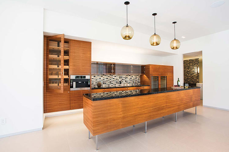 Custom Built Wood Bar | Linear Fine Woodworking | Phoenix AZ